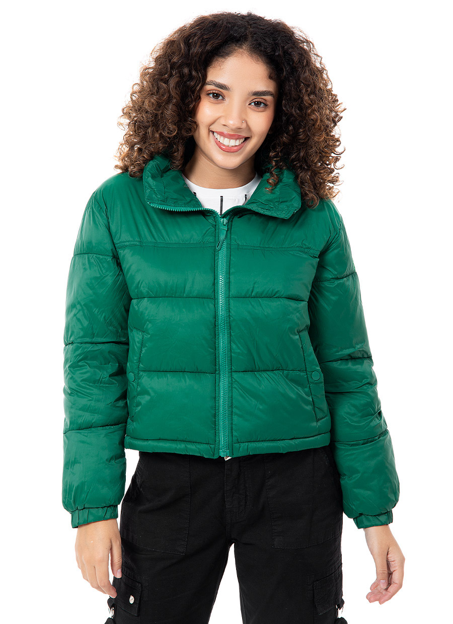 Casaca Puffer Impermeable C/Cf Anhias V. Esmeralda | Squeeze