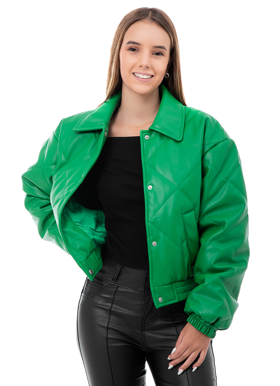 Casaca Puffer Pu C/F Harpher V. Esmeralda | Squeeze