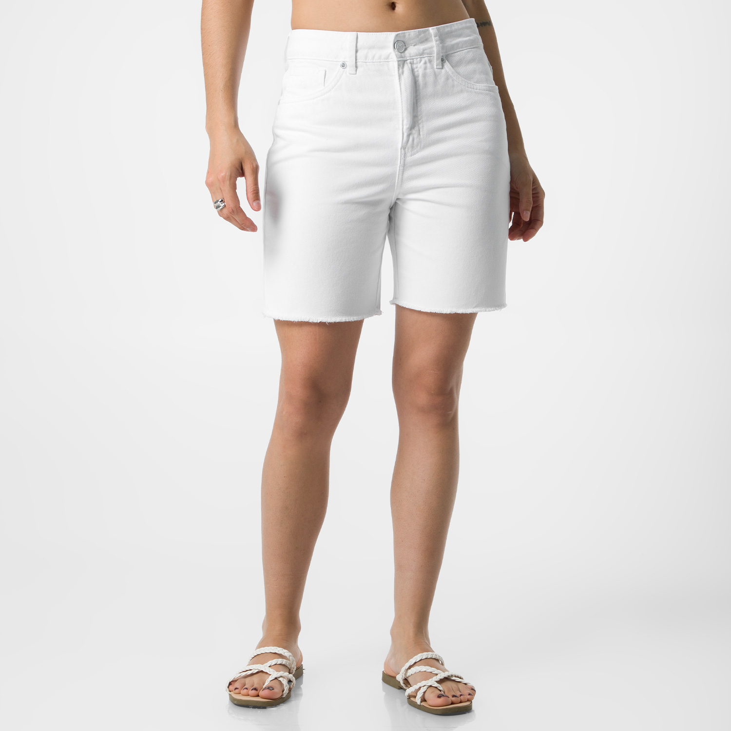 Jorts Twill Color Sukha 1 Blanco | Squeeze