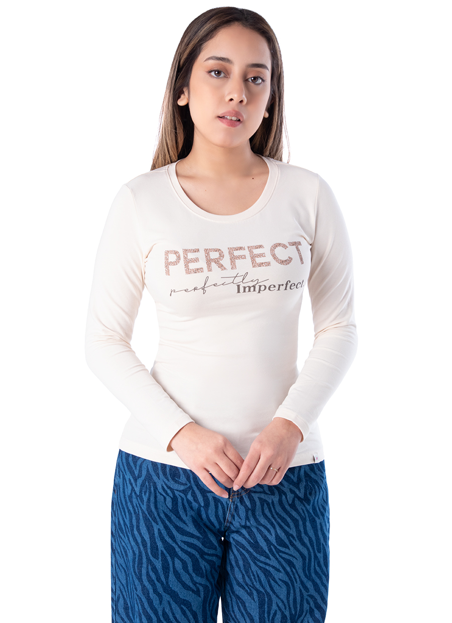 Polo Jersey Full Lycra M/L Tali 109 Ivory | Squeeze