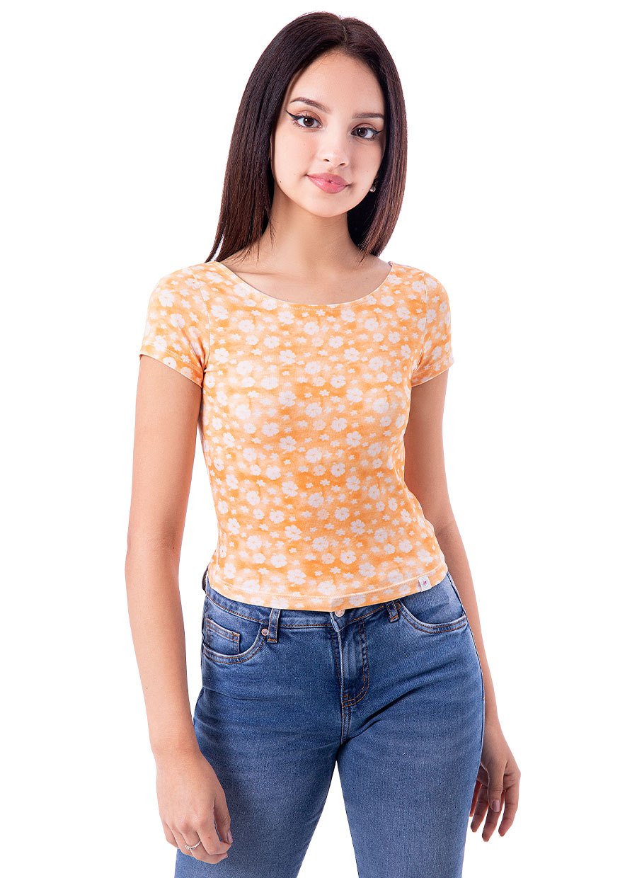 Polo Croop Jersey Full Lycra M/C Glorhi 7 Blanco Naranja | Squeeze