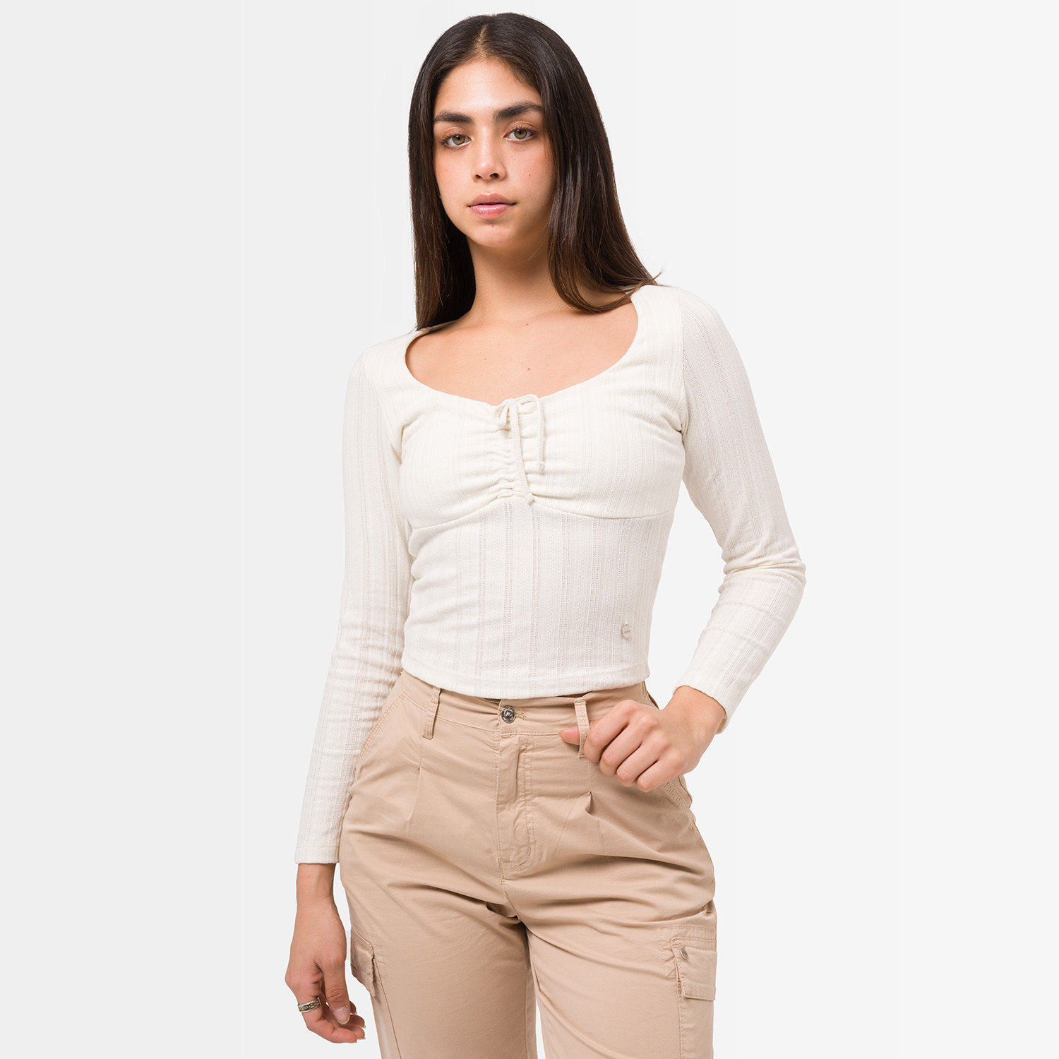 Polo Rib Pointelle Full Lycra M/L Irie Mik | Squeeze