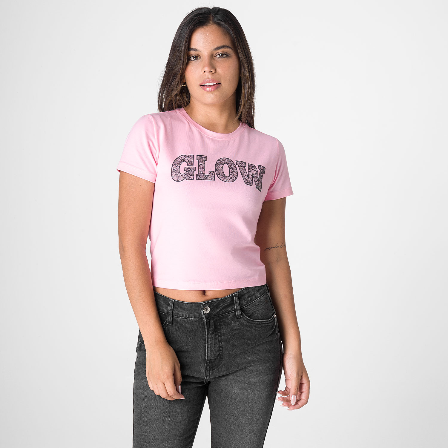 Polo Cropp Jersey Full Lycra M/C Arhisa 12 Rosado | Squeeze