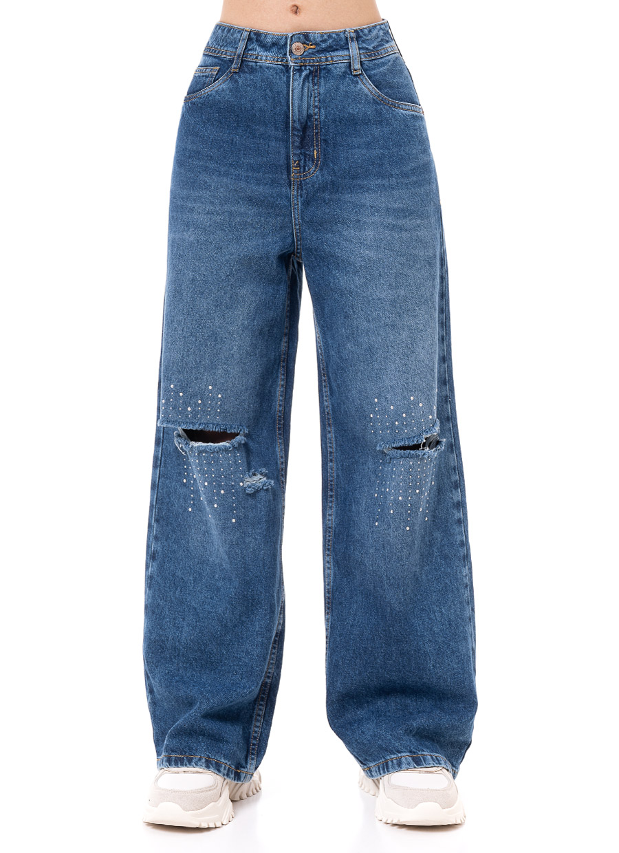 Pantalon Denim Ring (Wide Leg) Alyh Total Stone Dstyr | Squeeze