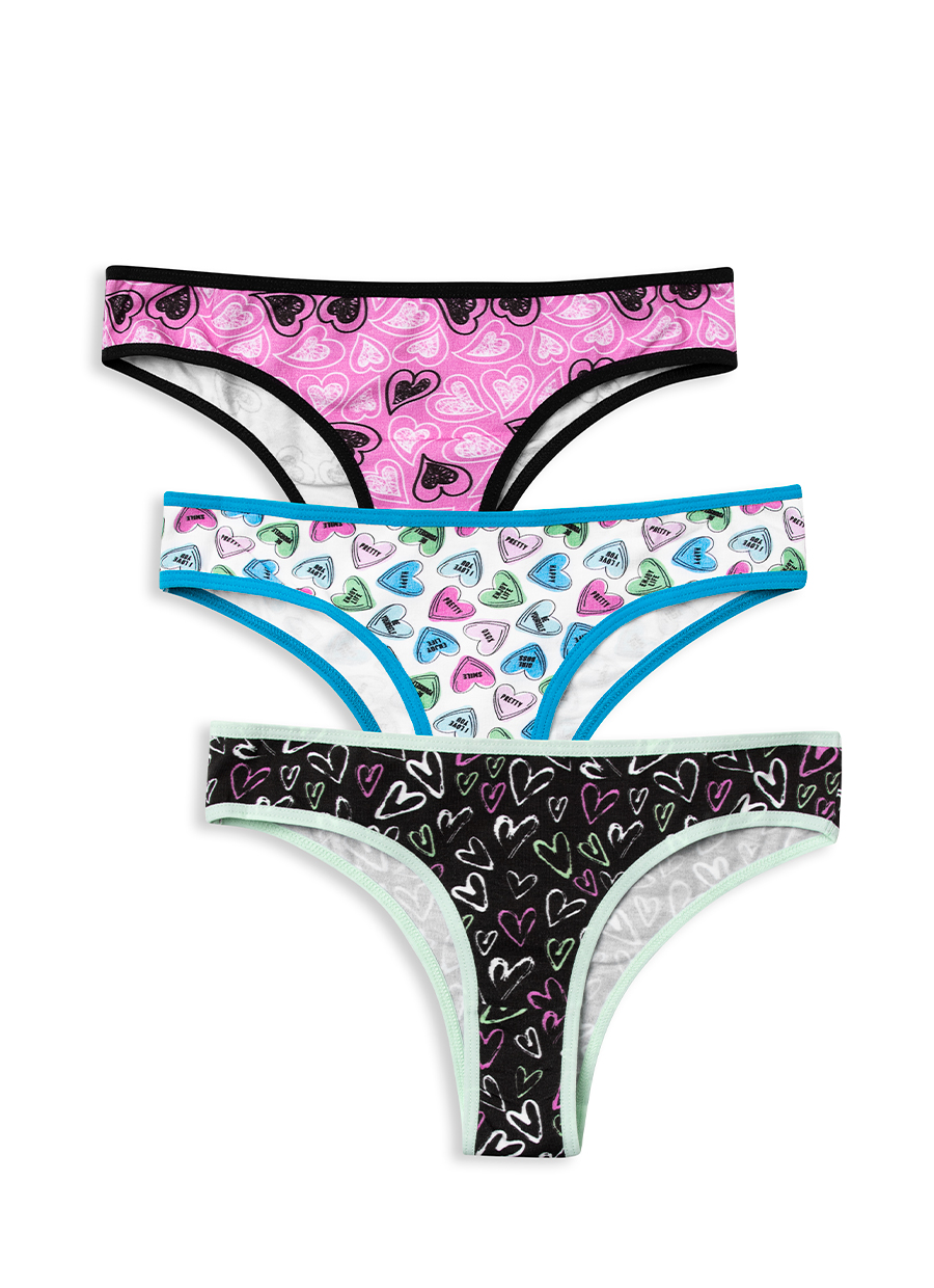 Truza Jersey Full Lycra Tripack Mix Jhima Corazon Ne Corazon Bla ...