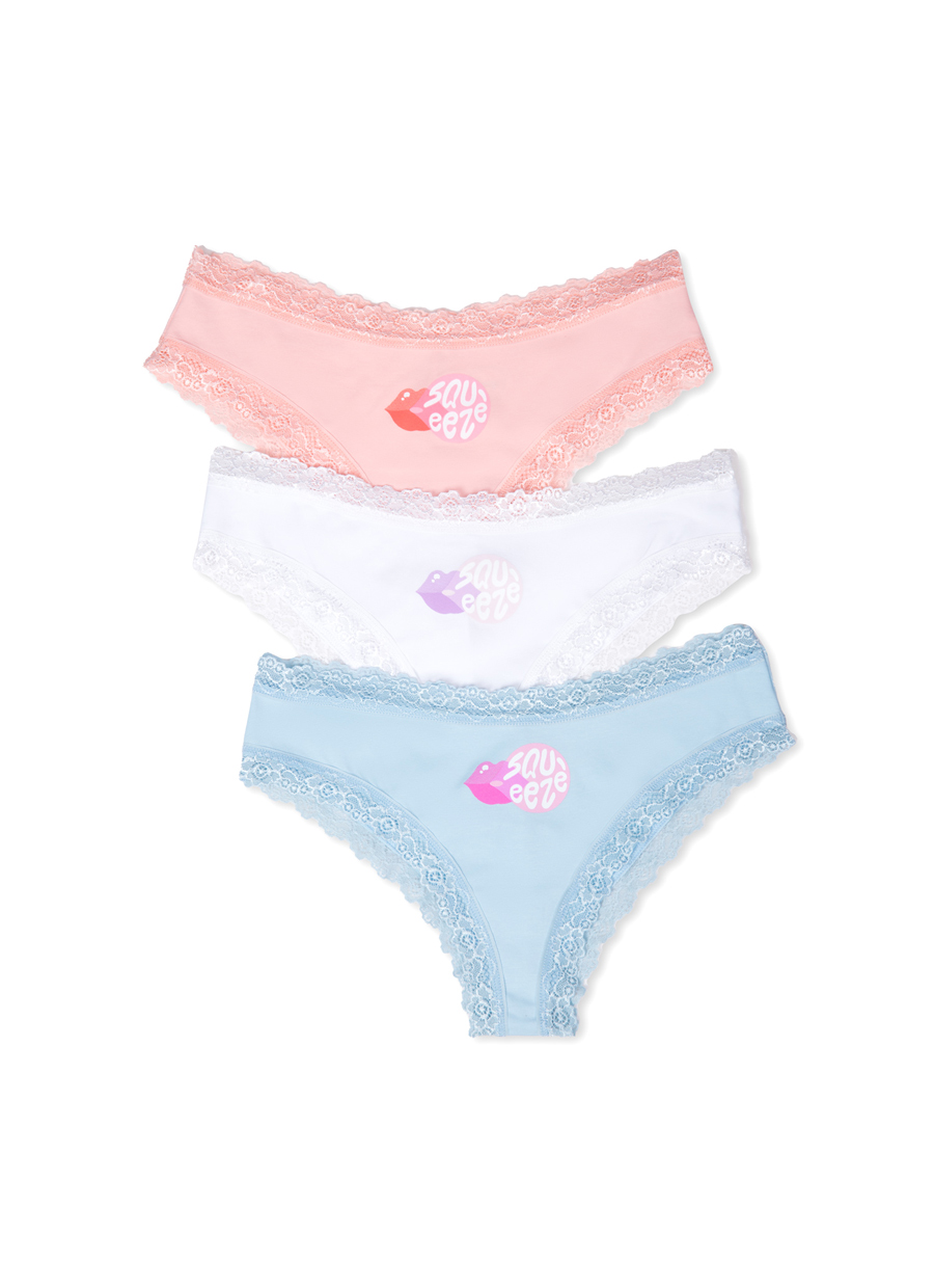 Truza Jersey Full Lycra Tripack Mix Eddha Rosa/Celeste/Blanco | Squeeze
